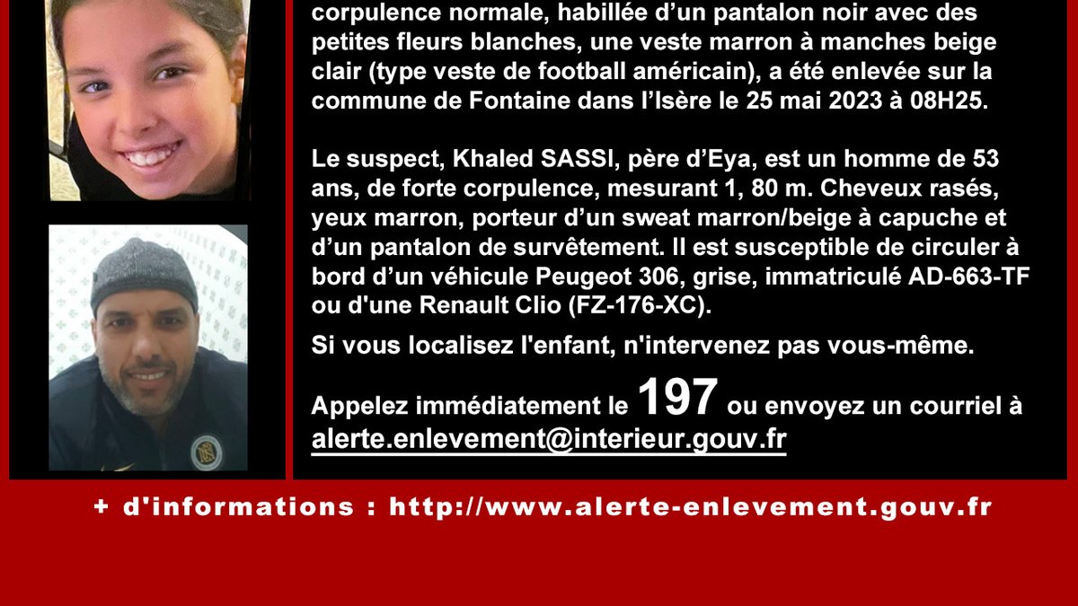 Enlèvement d'Eya, 10 ans : ce que révèle le profil du père, qui ...