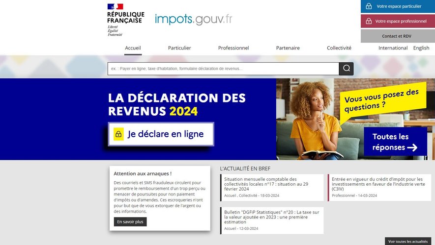 Impôts 2024 Le Service De Déclaration En Ligne Officiellement Ouvert