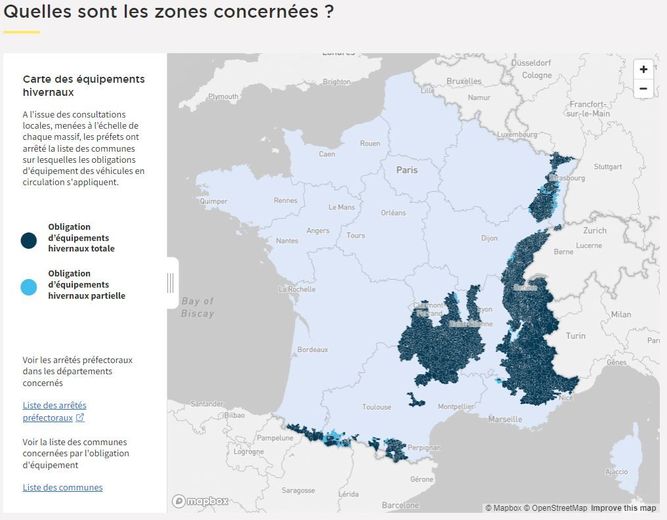 Pneus neige obligatoires depuis le 1er novembre : les amendes vont-elles tomber cet hiver dans ...