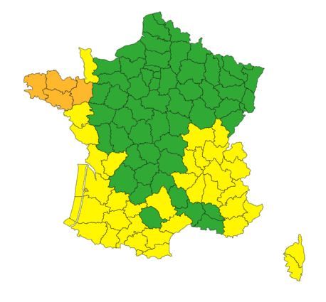 CARTE. Météo : la vigilance orange est inépuisable, elle touche ...